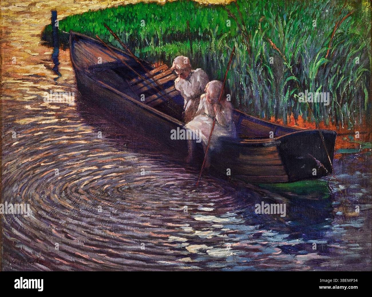 Hildegard Zoir (1876–1935) painted 'Vårafton' (Spring Evening) as an ...