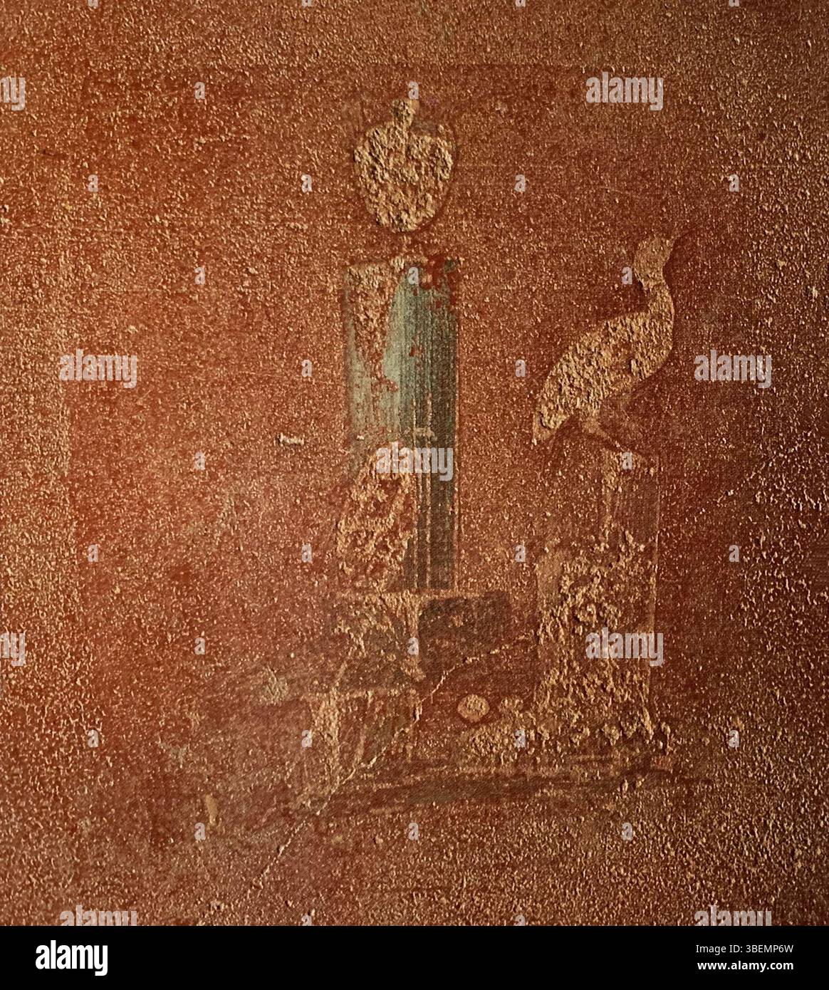 The east-side vignette on the north wall of Atrium B in the House of ...