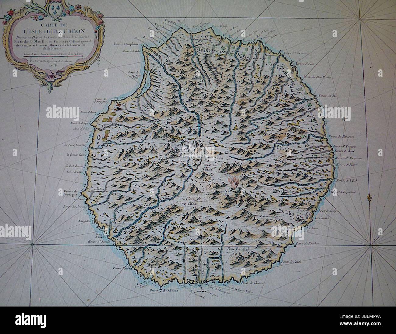 Reunion island map hi-res stock photography and images - Alamy