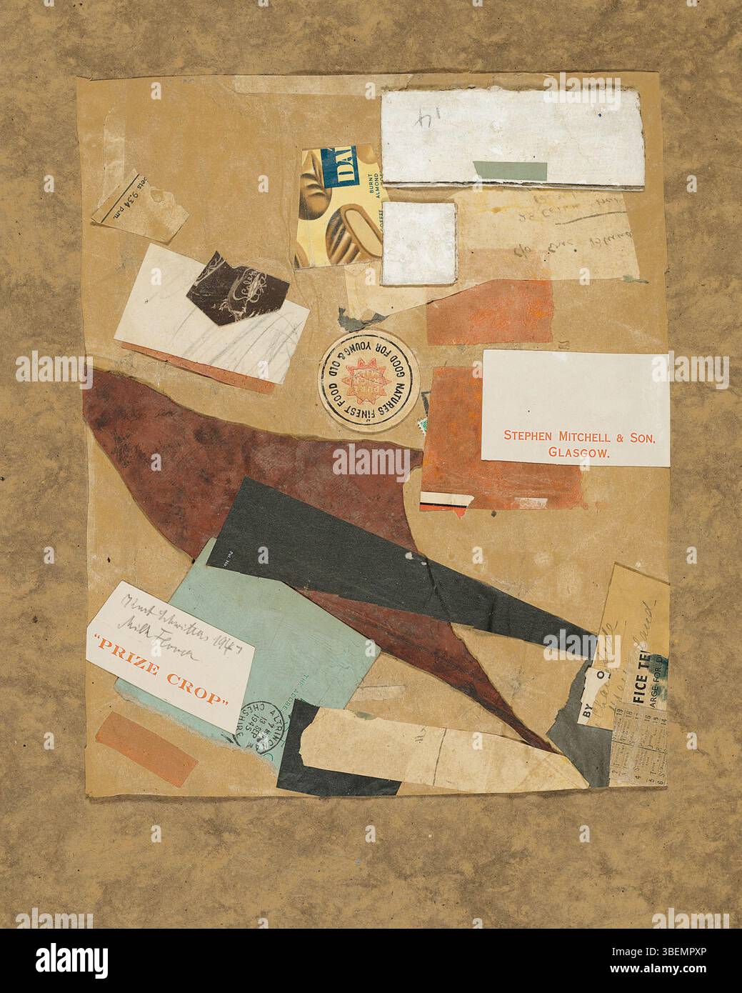 Kurt Schwitters' 'Milk Flower' is a painting created by the German ...