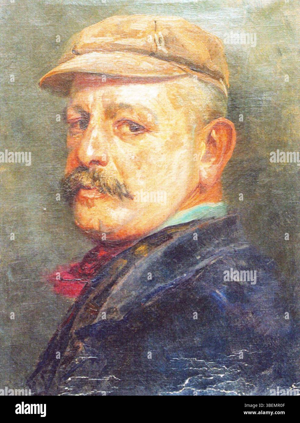 This self-portrait by Hans Tauber, created around 1900, reflects the ...