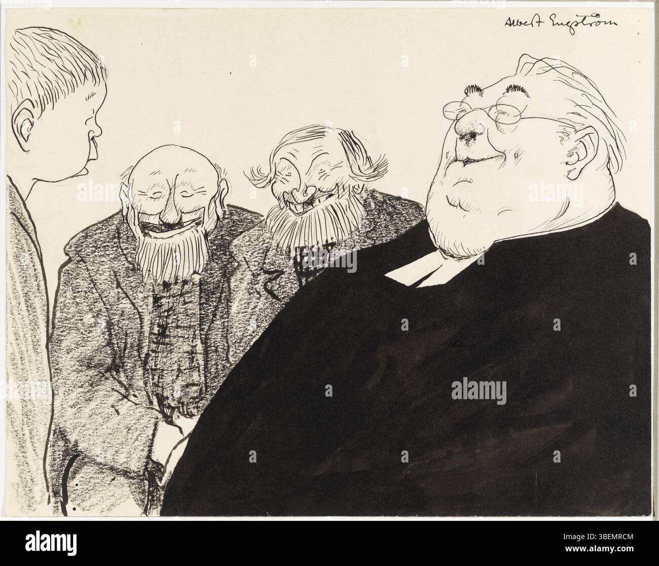 In 'Well Can You Johan Petter?' (1906), Albert Engström portrays a ...