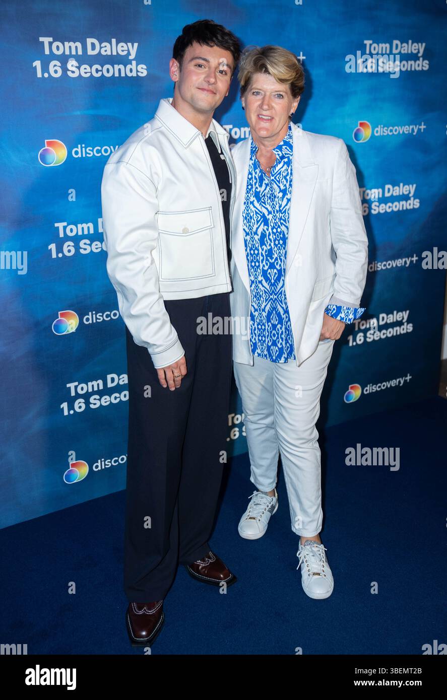 Tom Daley and Clare Balding attend the screening for Tom Daley 1.6 ...