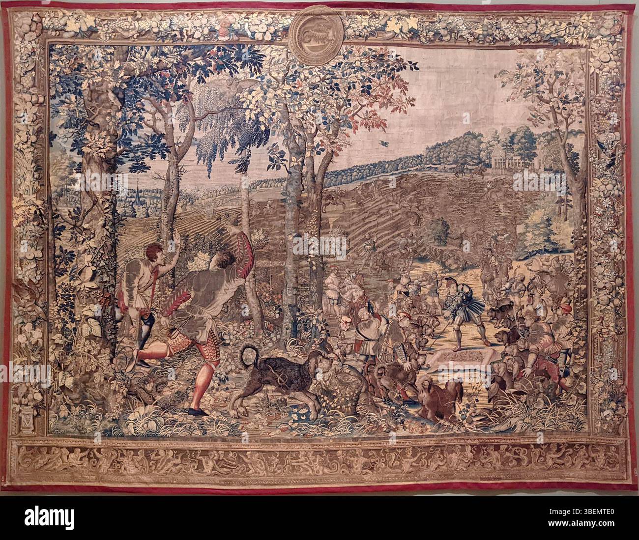 This October tapestry by Willem Dermoyen, dating between 1528 and 1533 ...