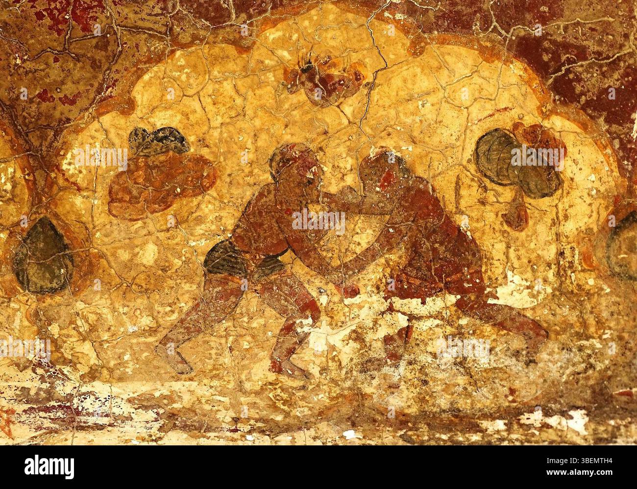 This fresco from a Sikh samadh in Kohrian village, Lahore district ...