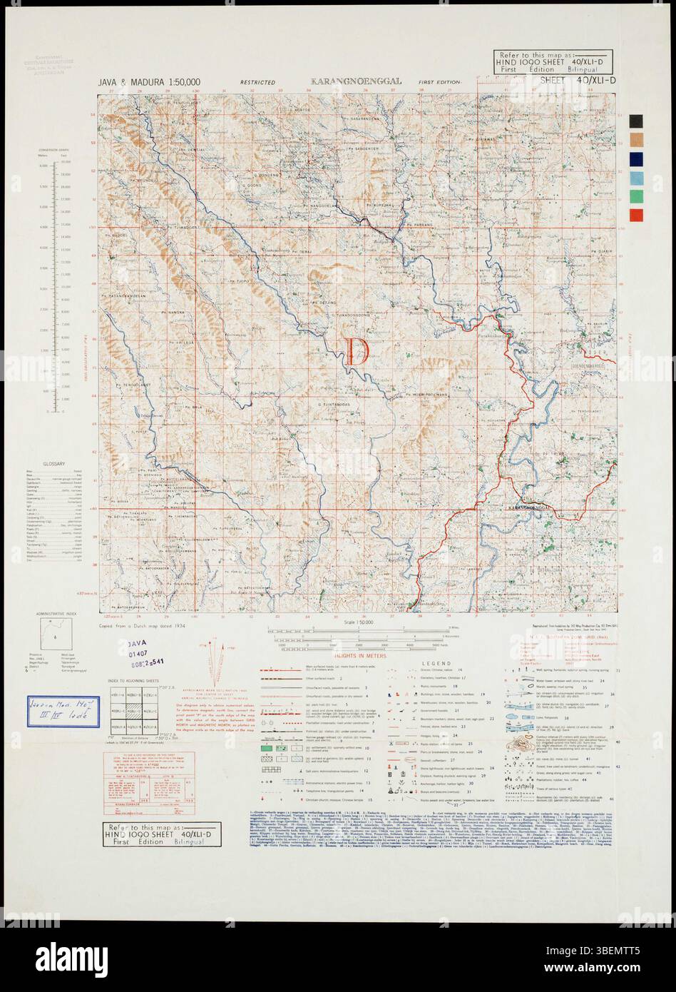 This map from the US Defence Mapping Agency’s 1943-1944 series shows ...