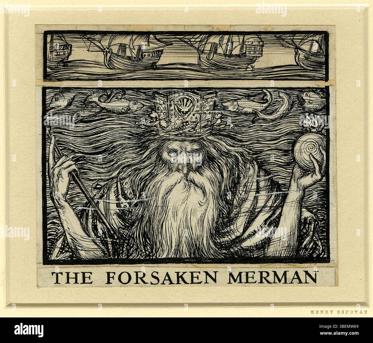 Merman fish hi-res stock photography and images - Alamy