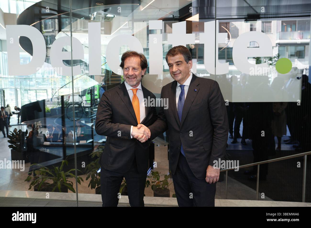 Milan, Italy. 29th May, 2025. Milan, Presentation of the new Deloitte offices in Via Santa Sofia ...