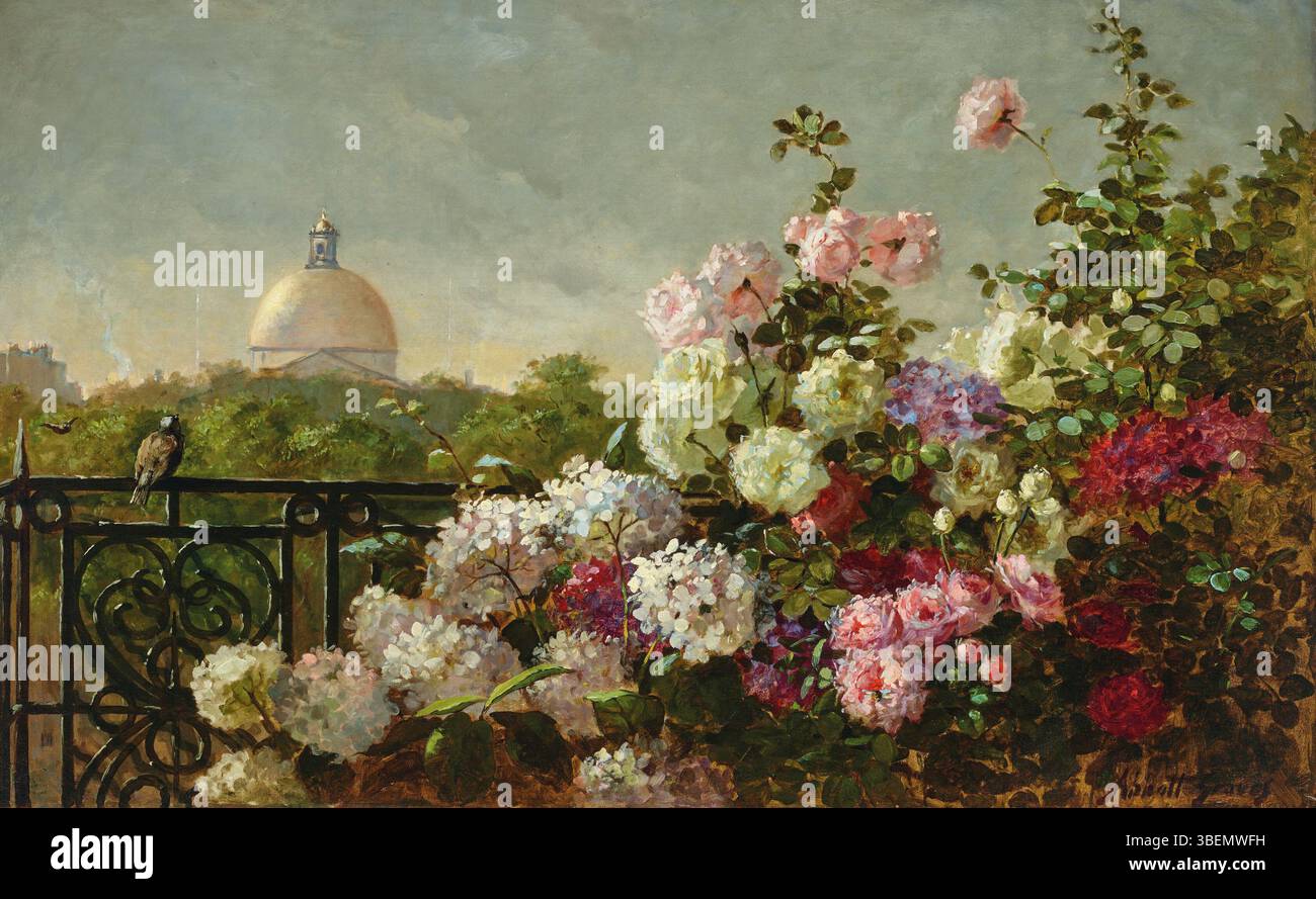 Abbott Fuller Graves’ painting 'From the Terrace' captures a scenic ...