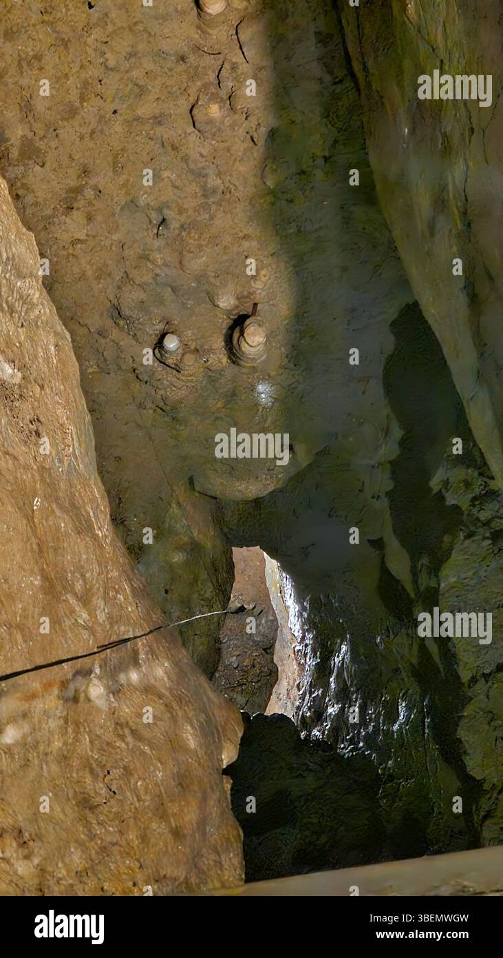 Exploring a Magnificent Underground Cavern with Unique Rock Formations ...