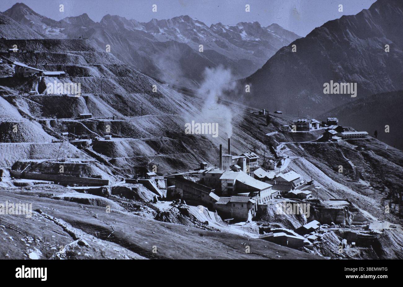 The Magnesitbergwerk Tux, a magnesite mine in Austria, is shown in this ...