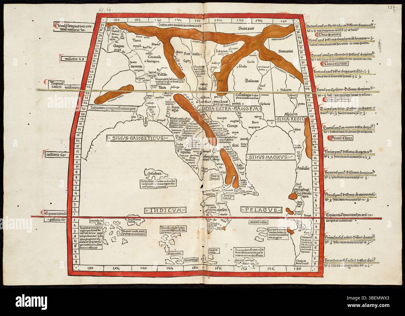 This 1482 map, based on Ptolemy’s 2nd-century work, illustrates the ...