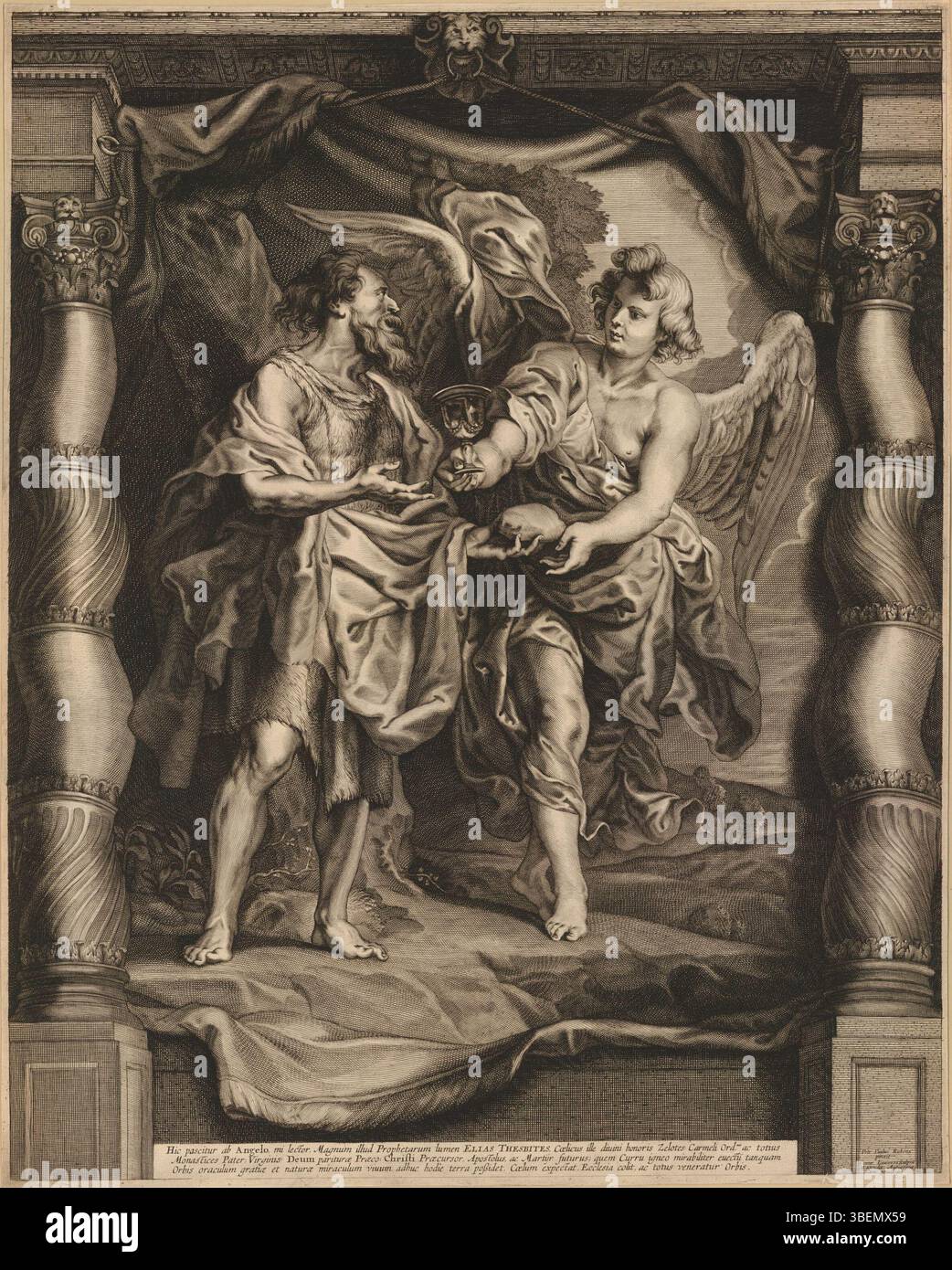 Conrad Lauwers’ engraving, based on Rubens' design, depicts the ...