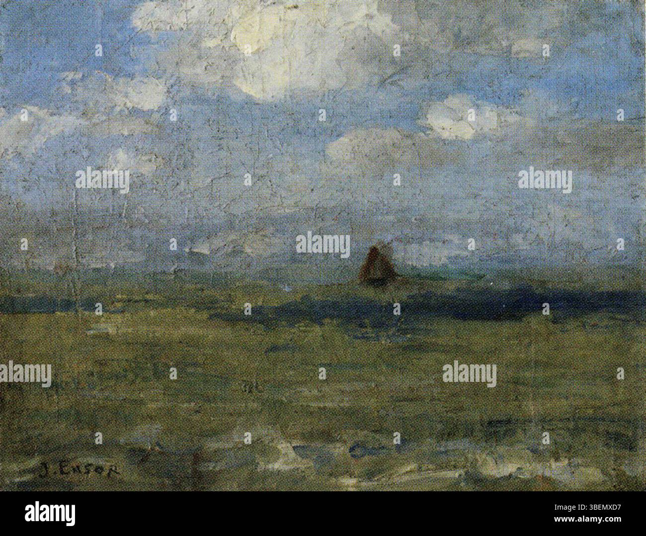 This 1882 seascape painting by James Ensor reflects his growing mastery ...