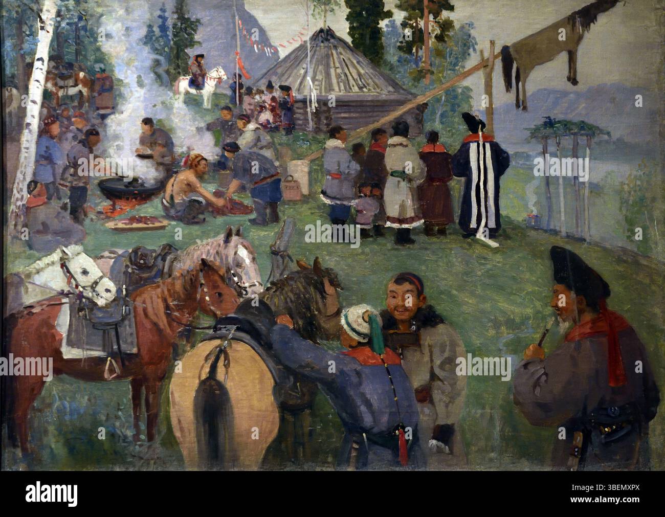 In this artwork, G.I. Choros-Gurkin presents a sacrifice scene ...