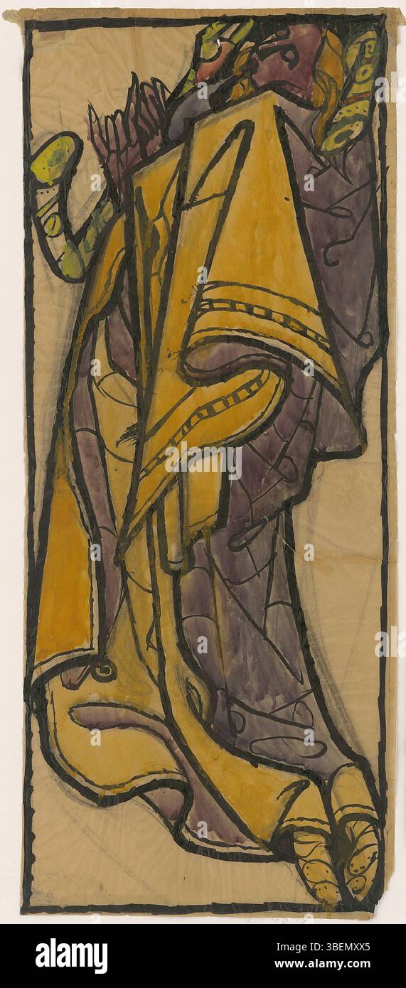 This design by Ján Novák, created between 1940 and 1944, is for a glass ...