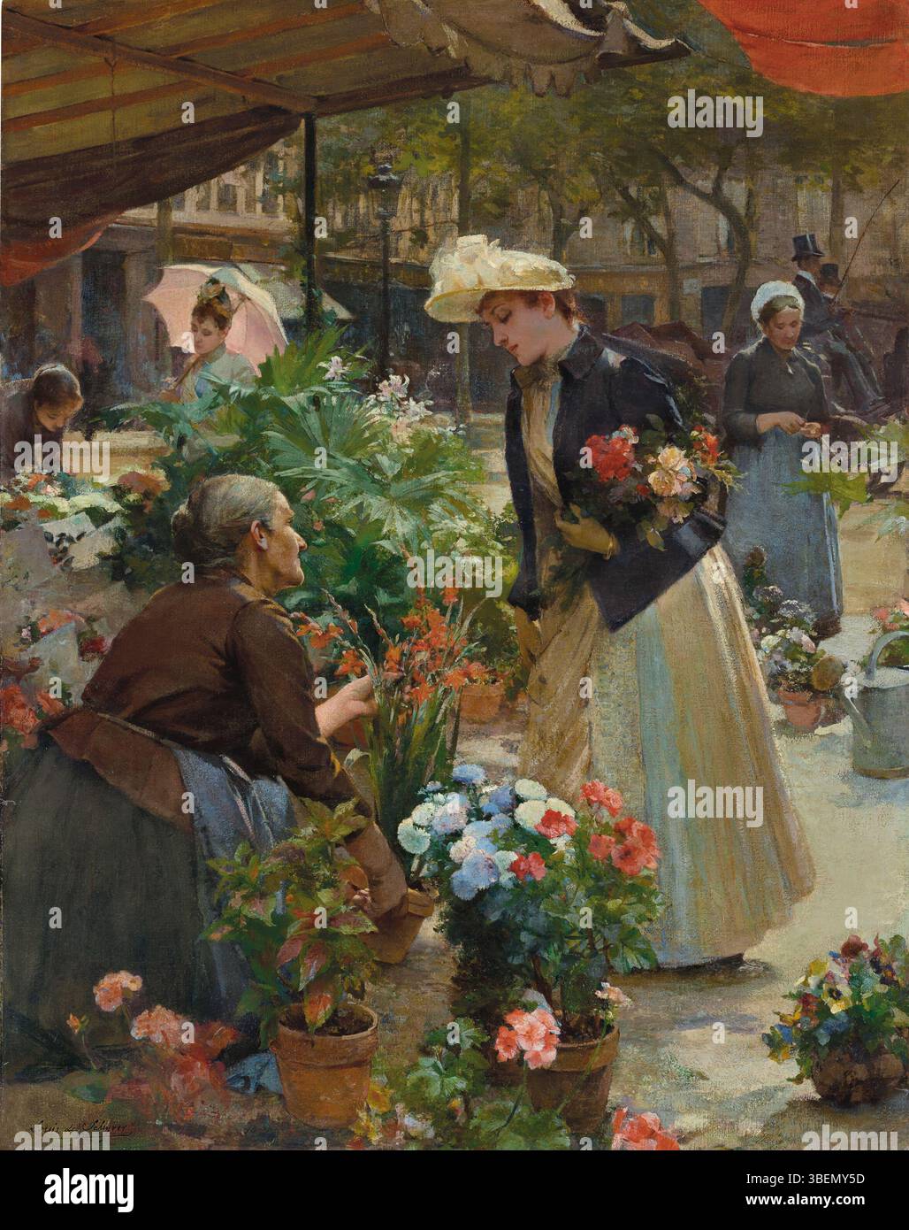 This painting by Louis Marie De Schryver (1862–1942) depicts the Flower ...