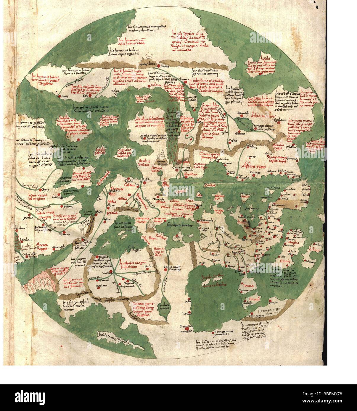 The *Zeitzer Weltkarte*, created in 1470, is a historical world map. It ...