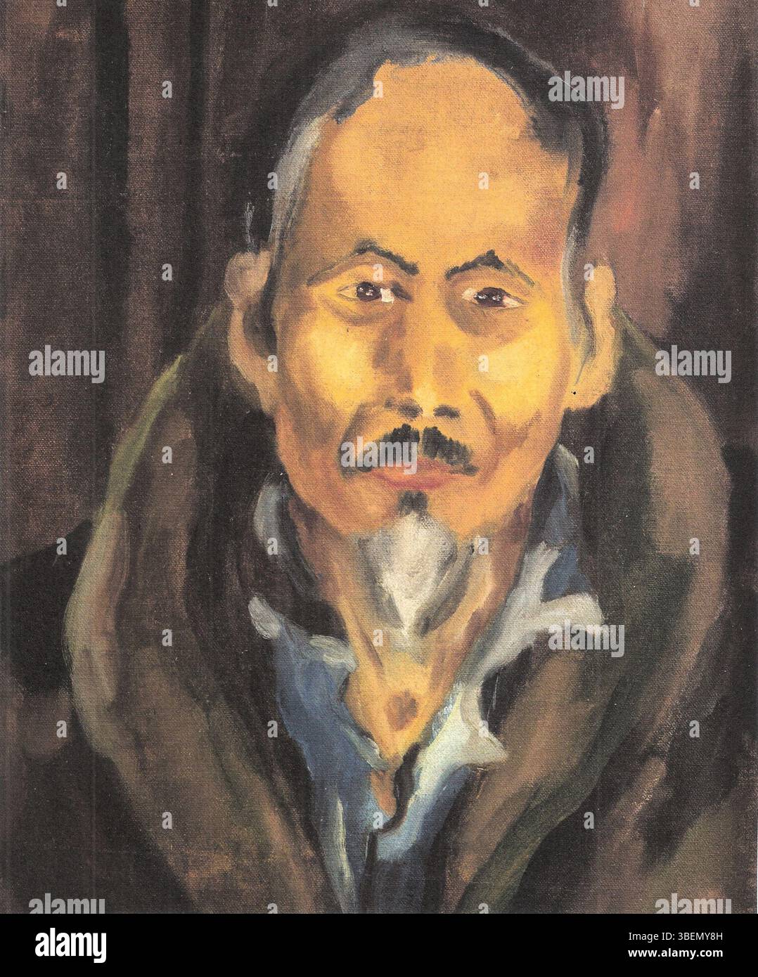 'Chinese in Portland,' painted by Kirsten Kjær in 1929, portrays a ...