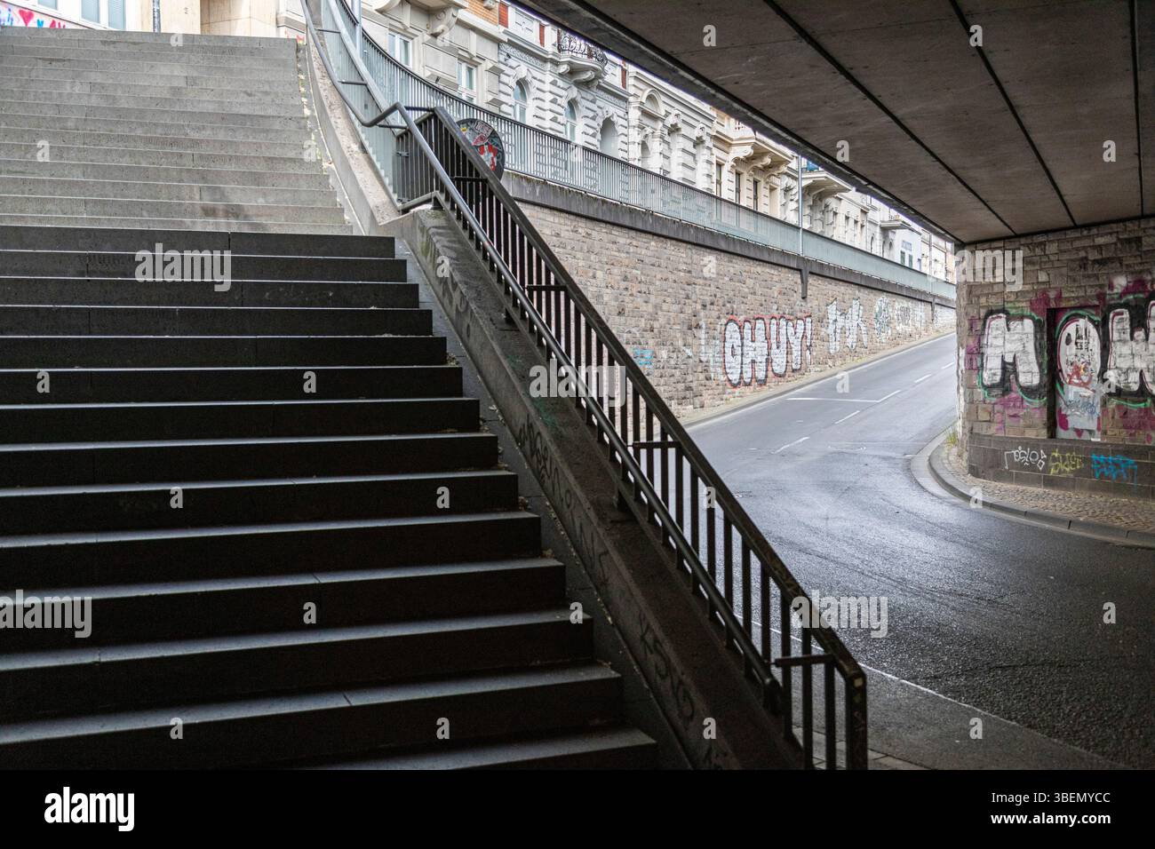 Railway underpass at Bonn Central Station Stock Photo - Alamy
