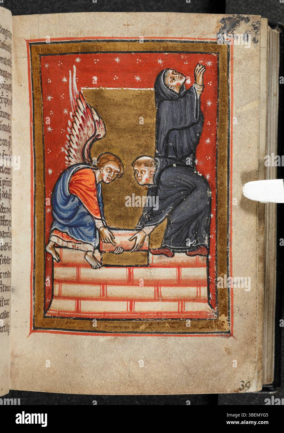 This manuscript page from the 4th quarter of the 12th century features ...