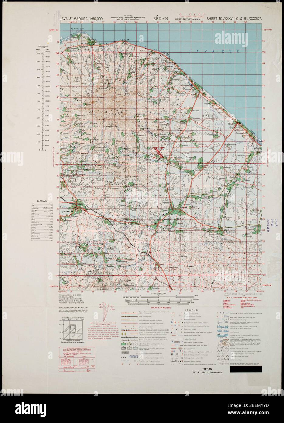This topographic map from the U.S. Defence Mapping Agency, published ...
