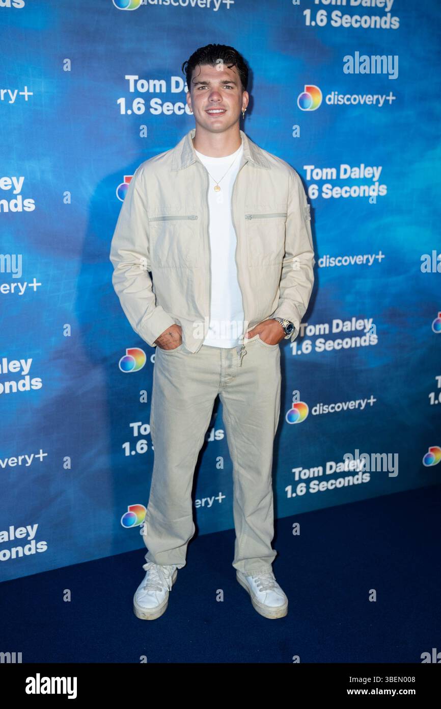 Harry Clark attending the screening for Tom Daley 1.6 Seconds at The ...