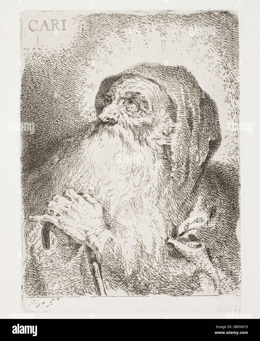 Goya’s portrait of Saint Francis of Paola depicts the religious figure ...