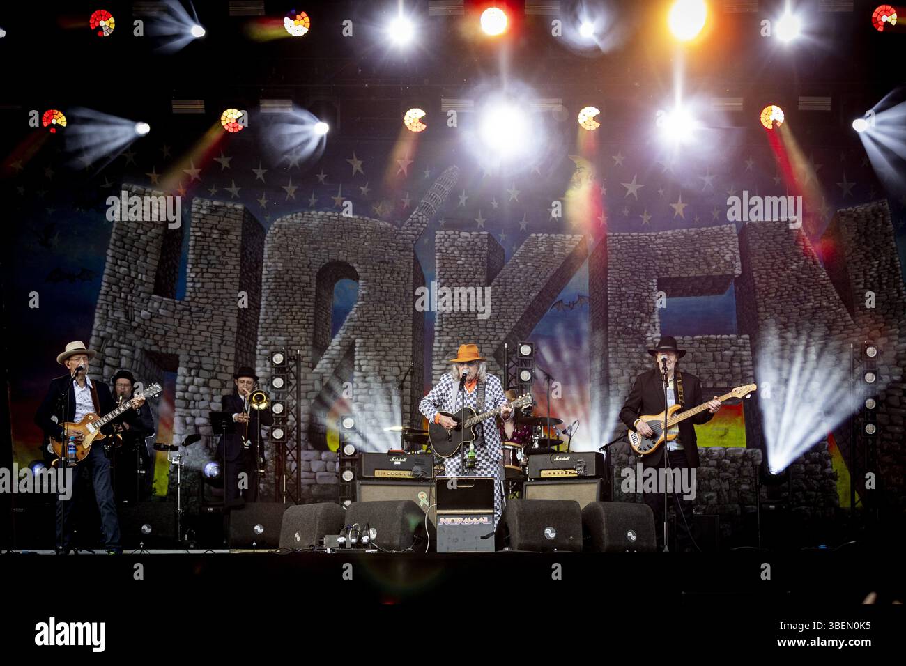 LOCHEM - The Achterhoek band Normaal during a performance at ...