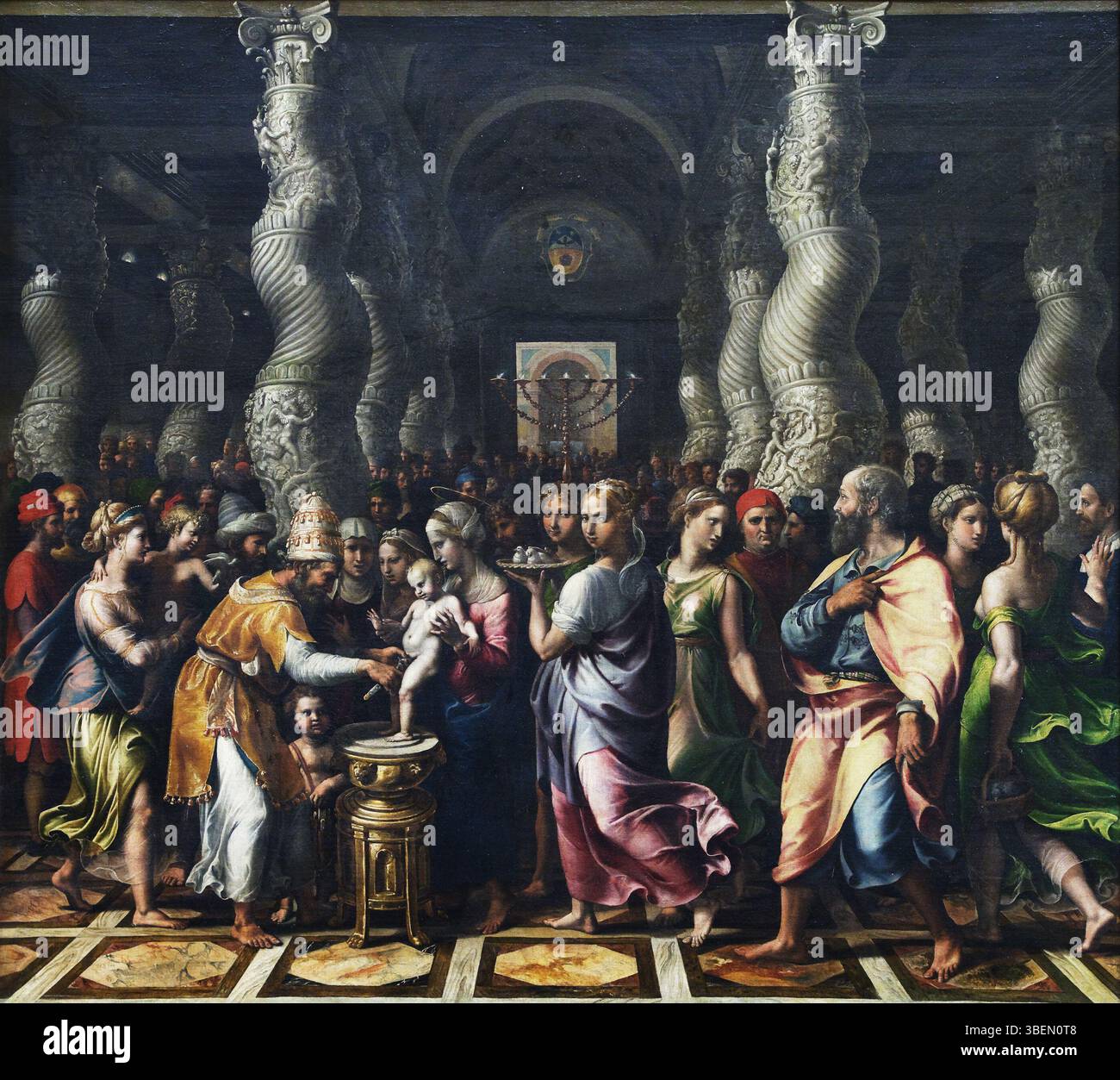 Giulio Romano's *La Circoncision* (The Circumcision), painted in the ...