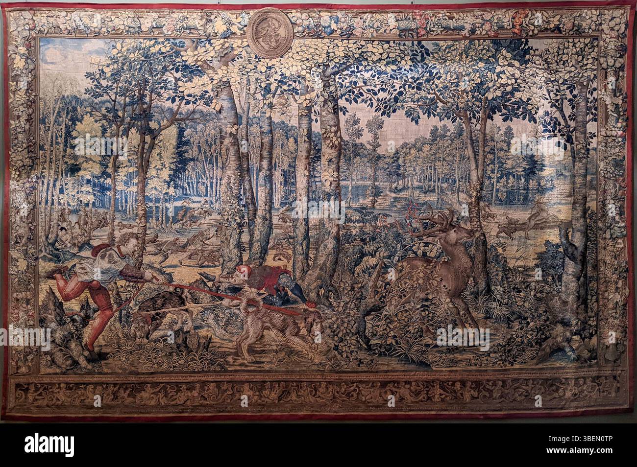 Willem Dermoyen's August tapestry, created between 1528 and 1533, shows ...