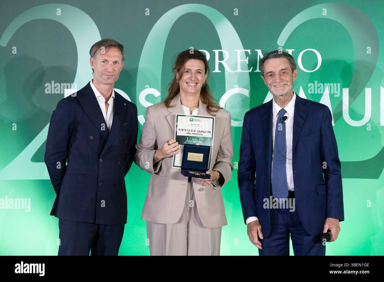 Nella foto da sinistra verso destra, Federico Romani, Marina Caprotti ...