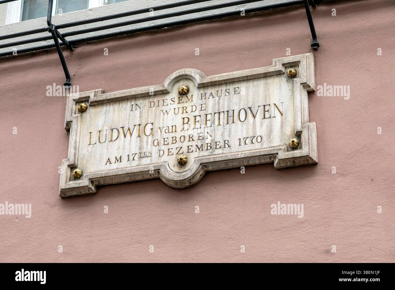 Geburtshaus Ludwig van Beethoven Bonn, Nordrhein-Westfalen, Deutschland ...