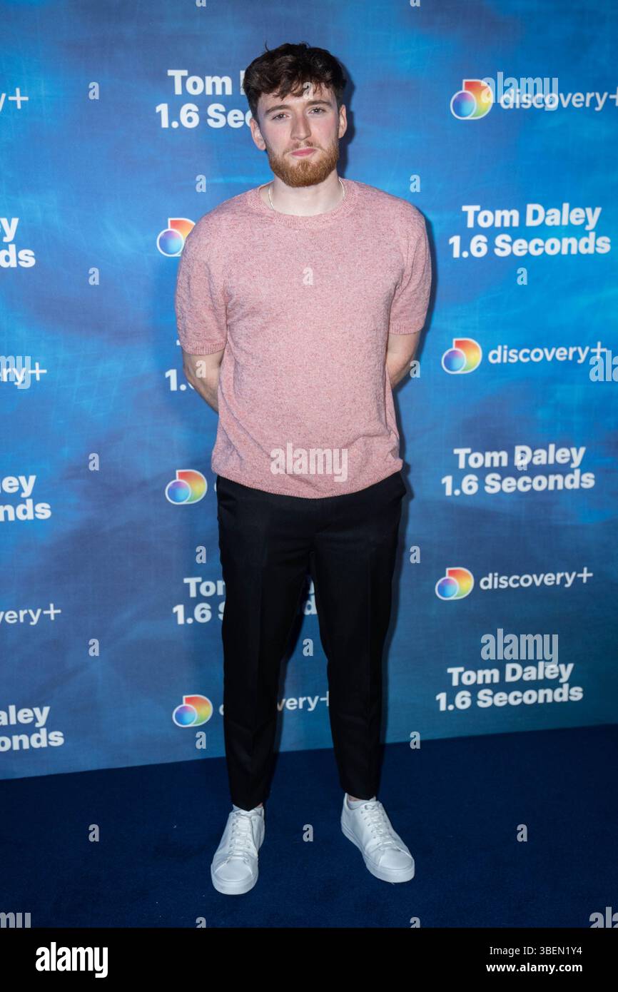 Matty Lee attending the screening for Tom Daley 1.6 Seconds at The Ham ...