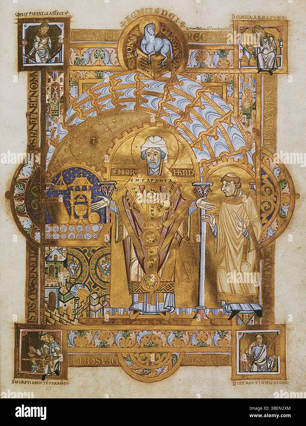 The Uta-Codex, created by the Master of the Uta Codex in the 11th ...