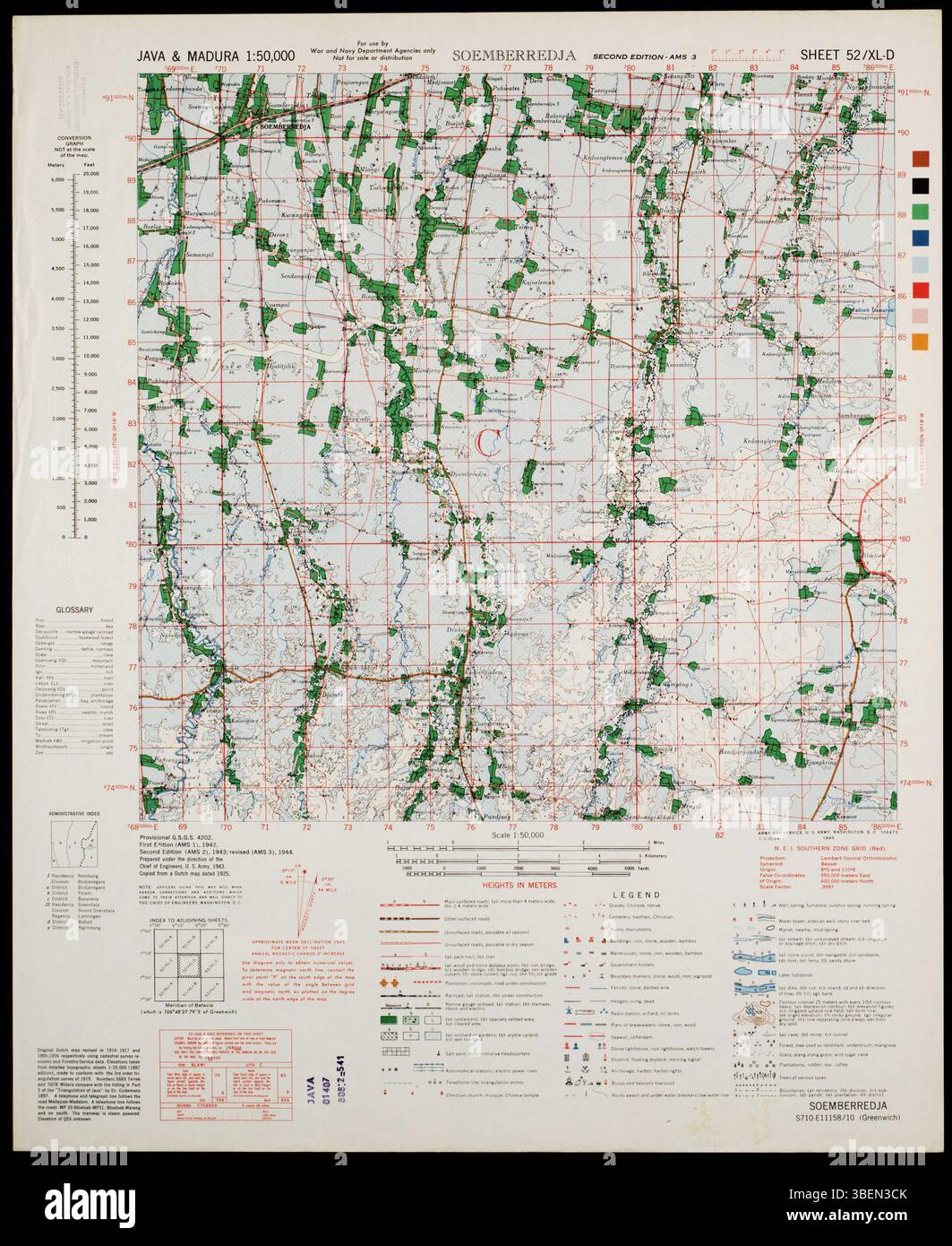 This 1943-1944 map from the U.S. Defence Mapping Agency provides ...