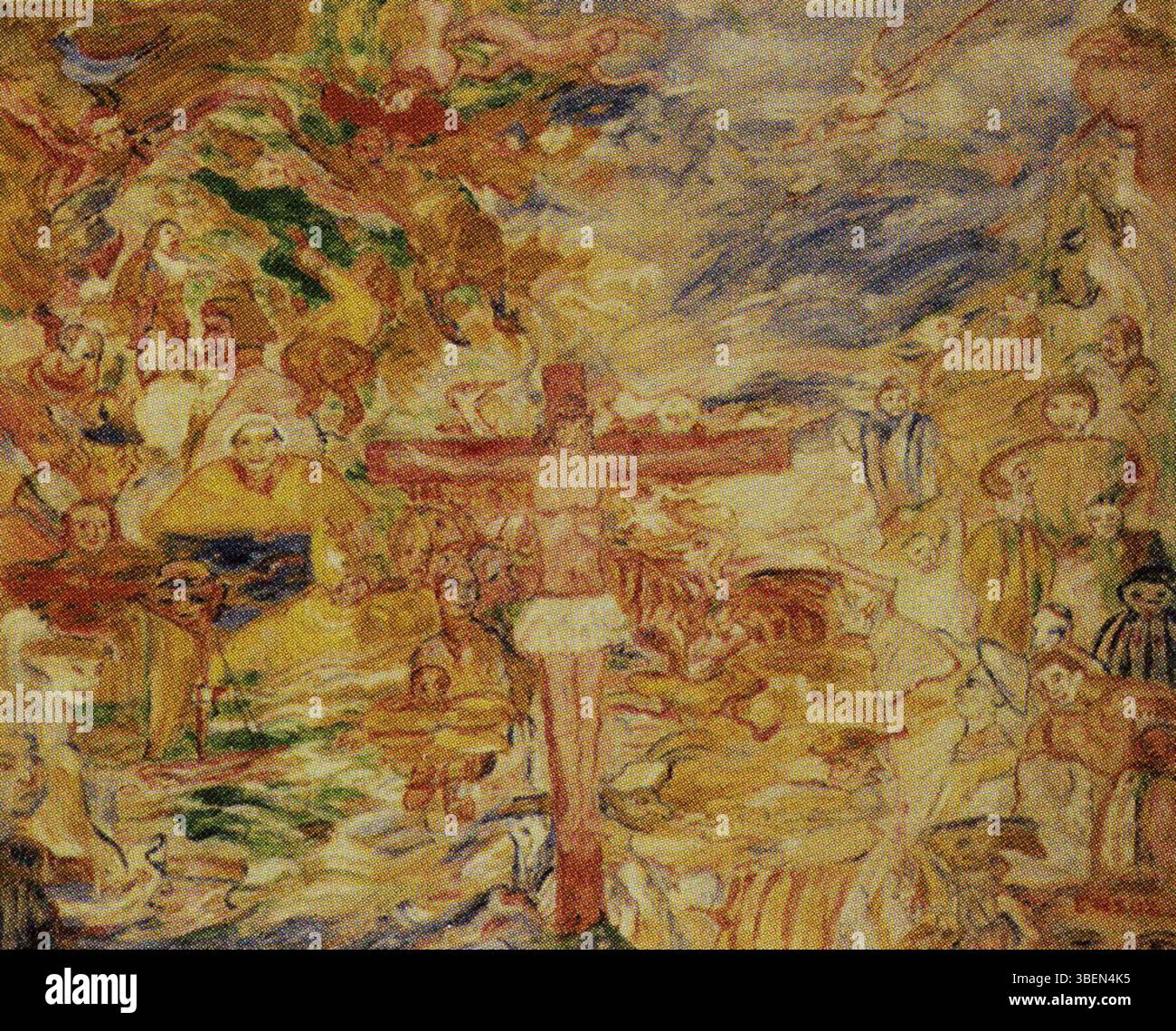 'Christ in Agony' (1939) by James Ensor continues to explore the ...