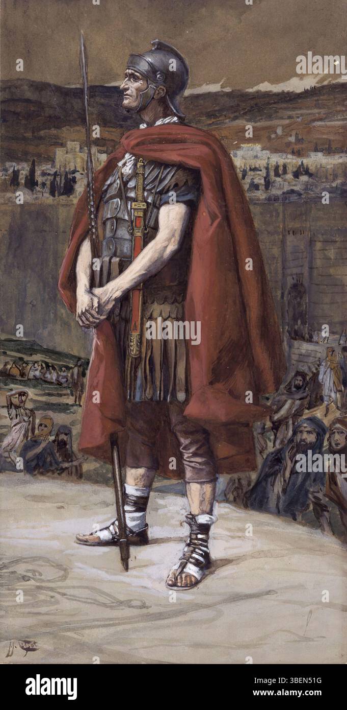 *The Centurion* (1886-1894) by James Tissot is an opaque watercolor on ...
