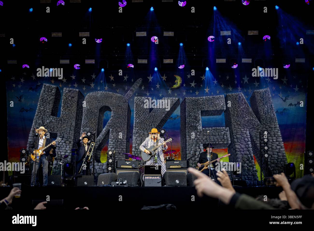 LOCHEM - The Achterhoek band Normaal during a performance at ...