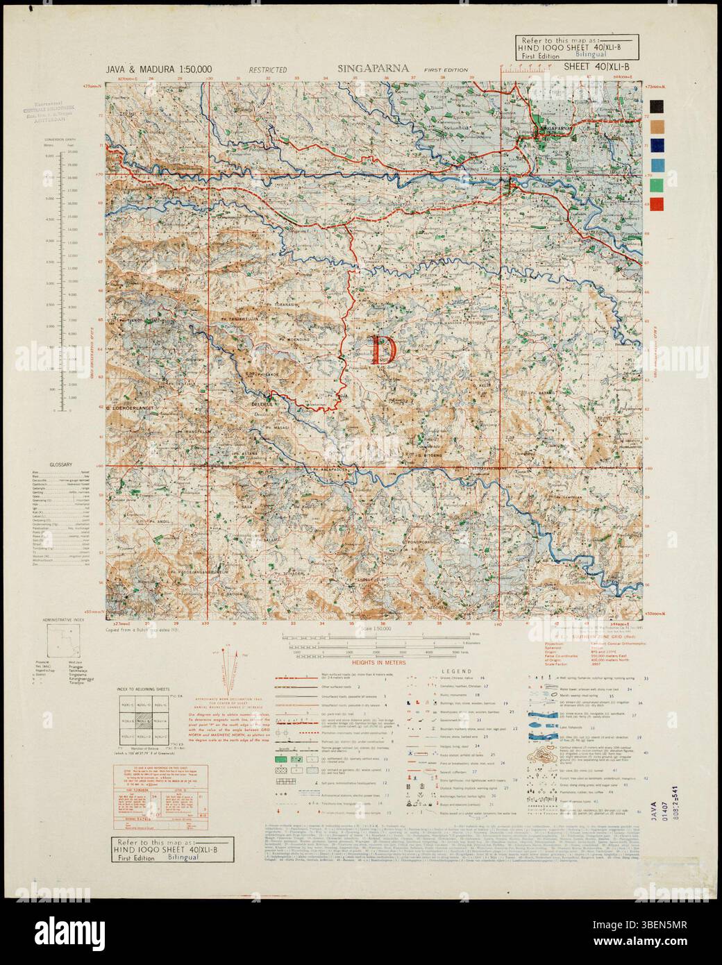 A segment of the U.S. Army's topographical map series, this page ...