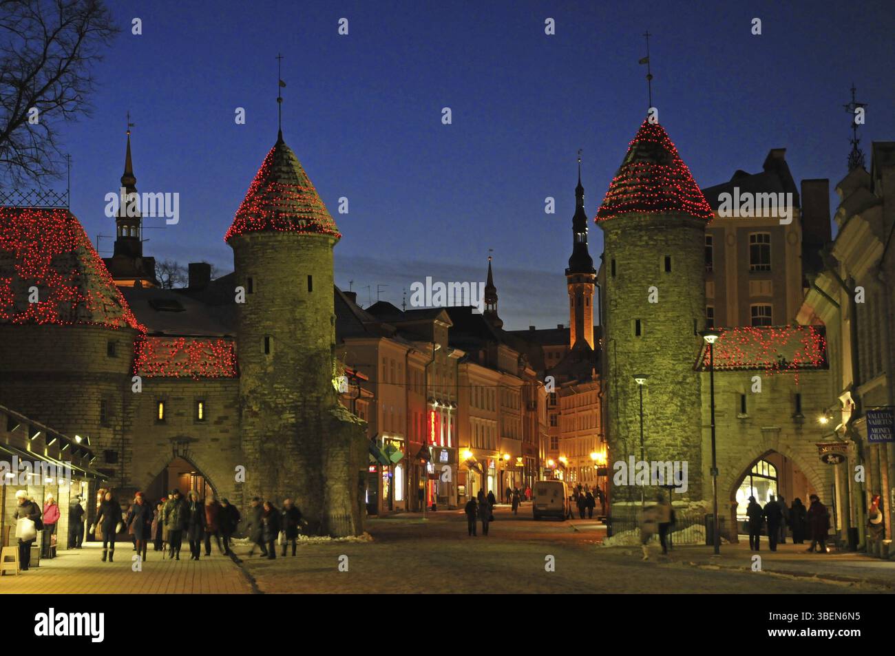 Old city gate tallinn winter hi-res stock photography and images - Alamy