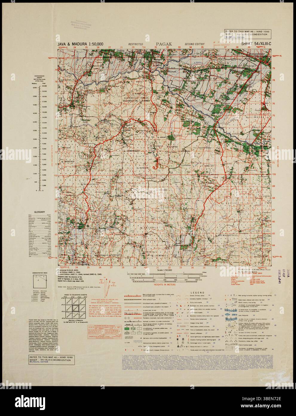 This map from the U.S. Defence Mapping Agency (Washington, D.C ...