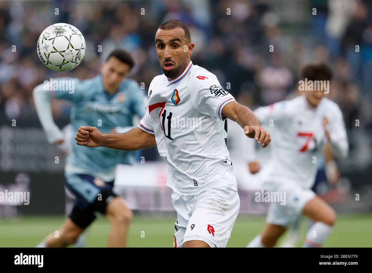 VELSEN - Telstar player Youssef El Kachatiin action during the Dutch ...