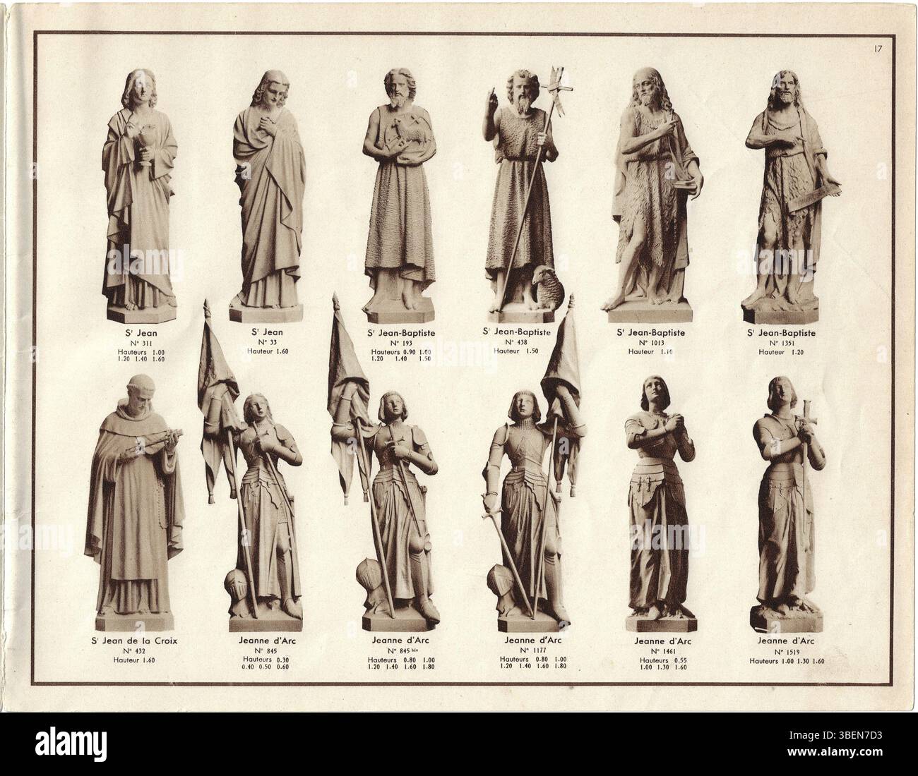 Page 17 of P. Rouillard’s *Album de Statues Religieuses* (circa 1935 ...