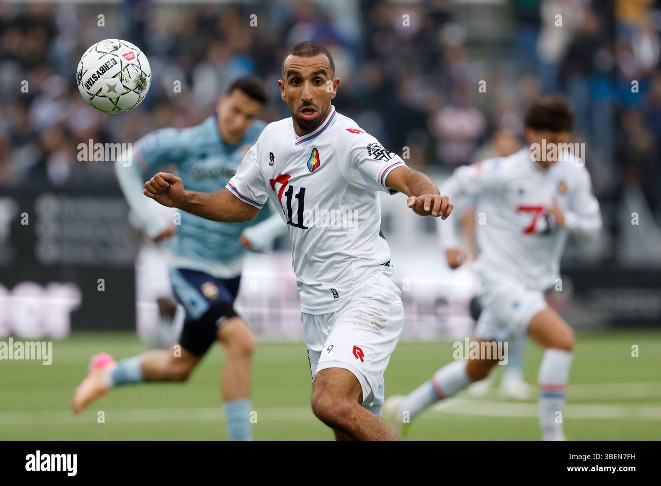 VELSEN - Telstar player Youssef El Kachatiin action during the Dutch ...