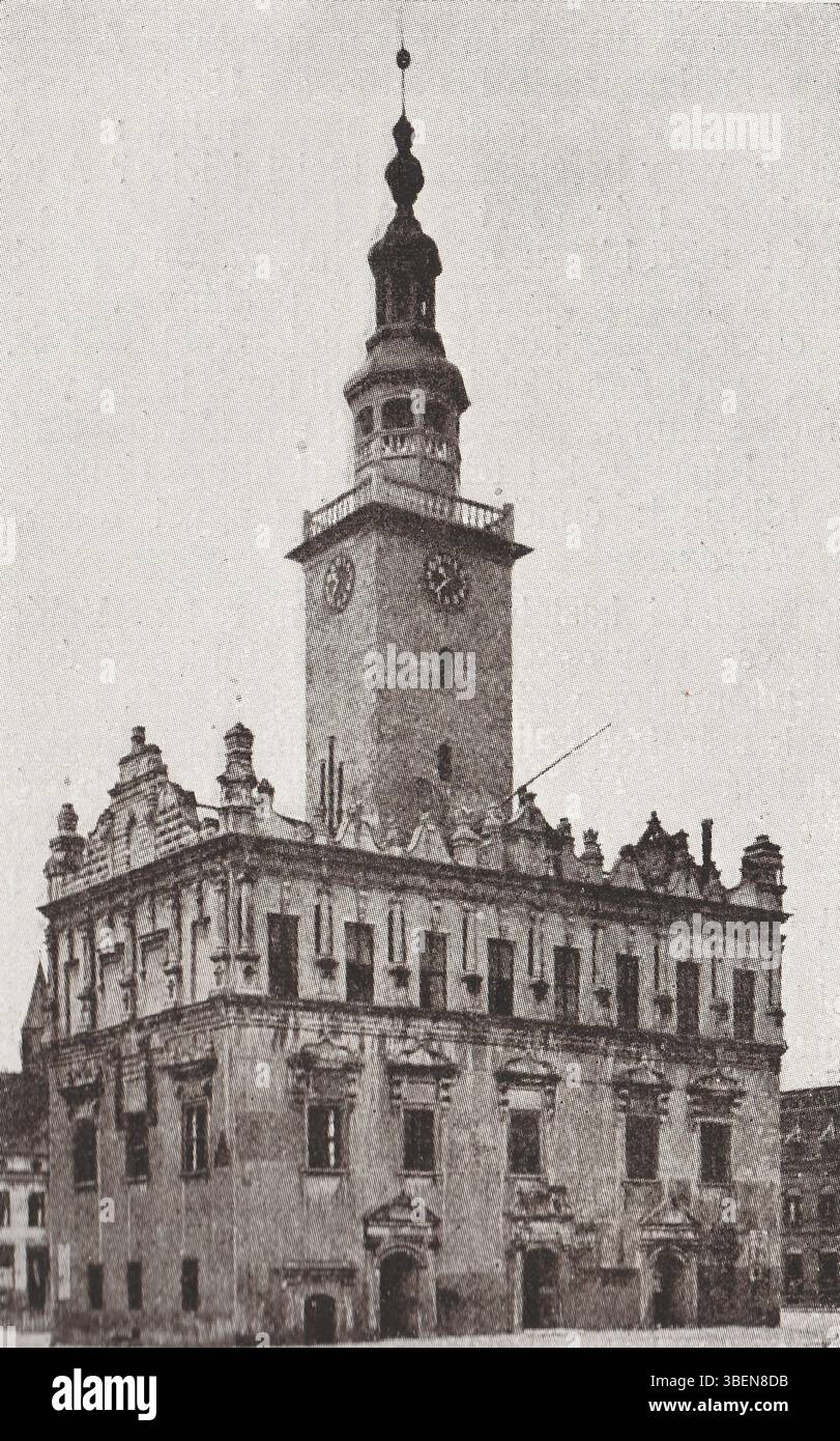 Kulm Town Hall in 1913, an example of the town hall architecture in ...