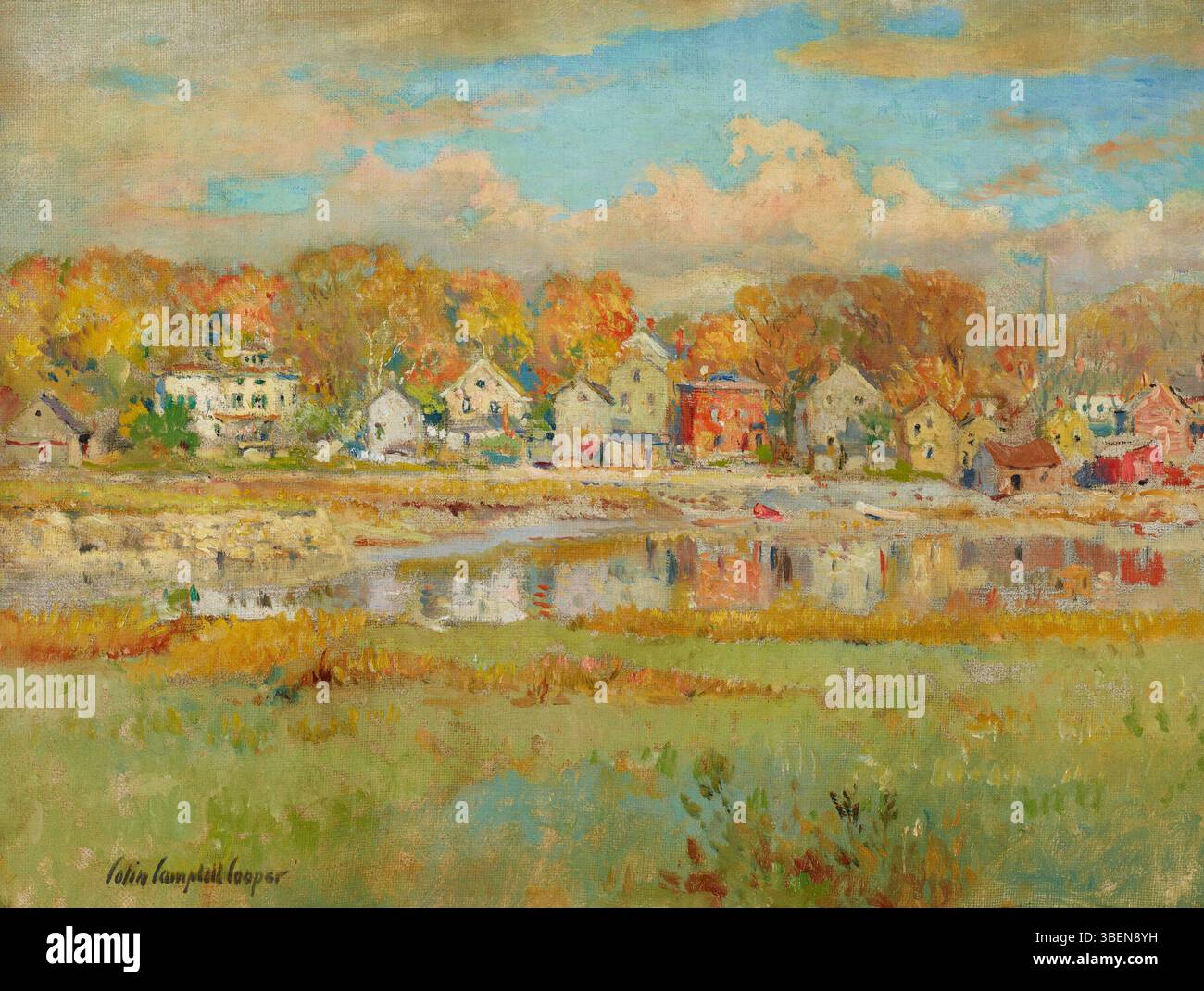 In "The Other Side of the River," Colin Campbell Cooper explores the ...