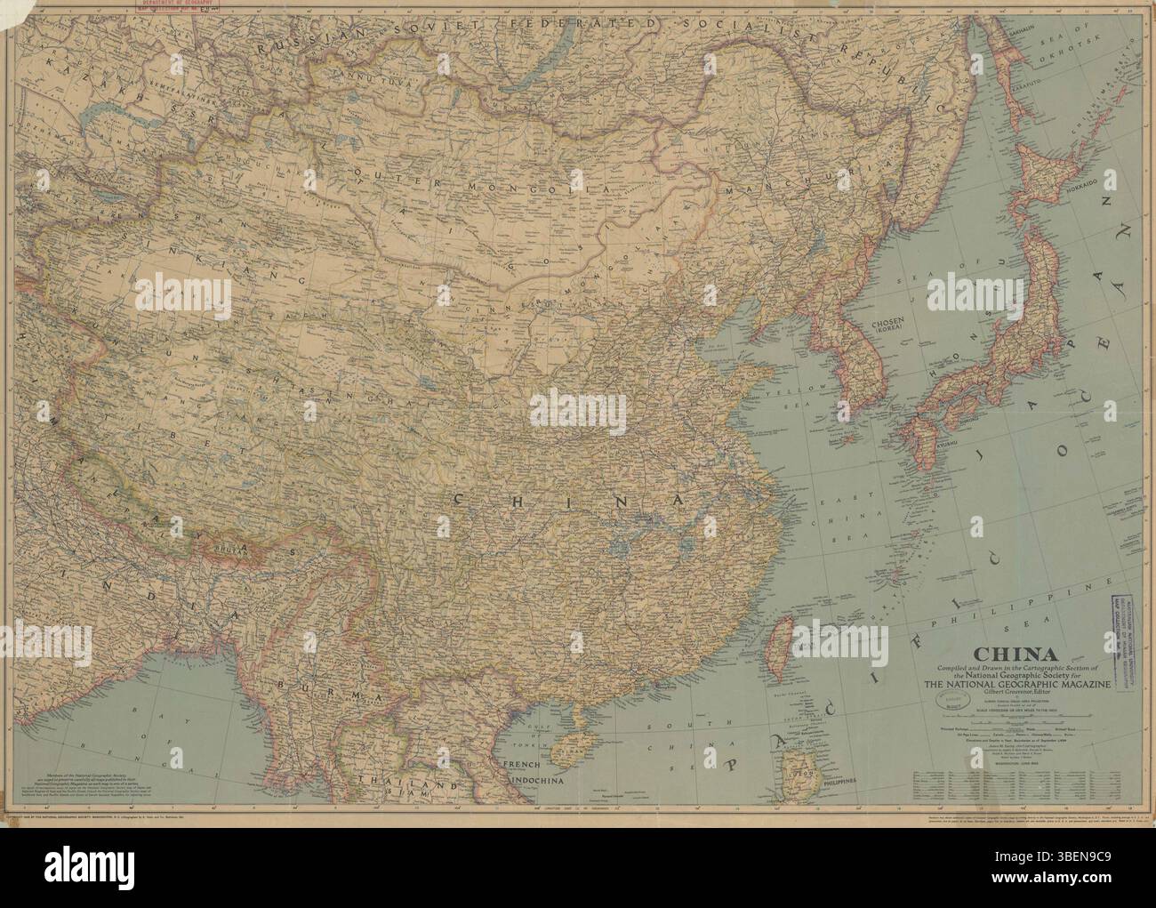 Conical projection map hi-res stock photography and images - Alamy