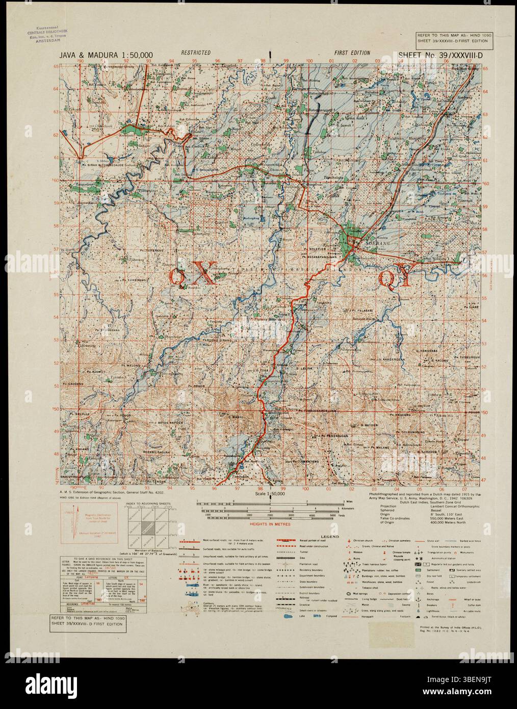 The U.S. Defence Mapping Agency's map of Java & Madura, created between ...