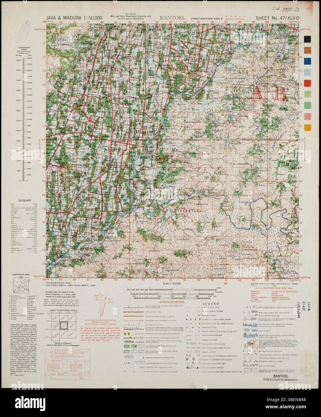 This map shows the topographic details of Java and Madura at a scale of ...